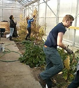 OKT hosts GVSU student group for day of service and learning at Baxter ...