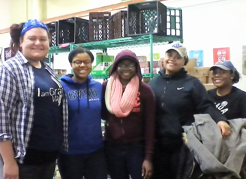 OKT hosts GVSU student group for day of service and learning at Baxter ...